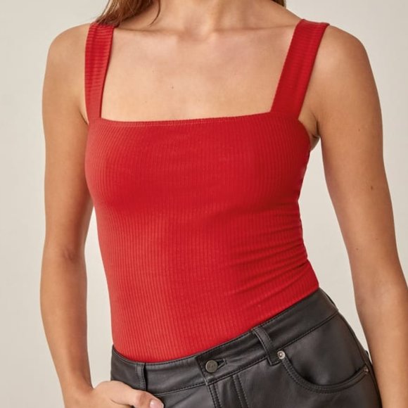 Reformation | Tops | Reformation Knit Tank Small Red | Poshmark